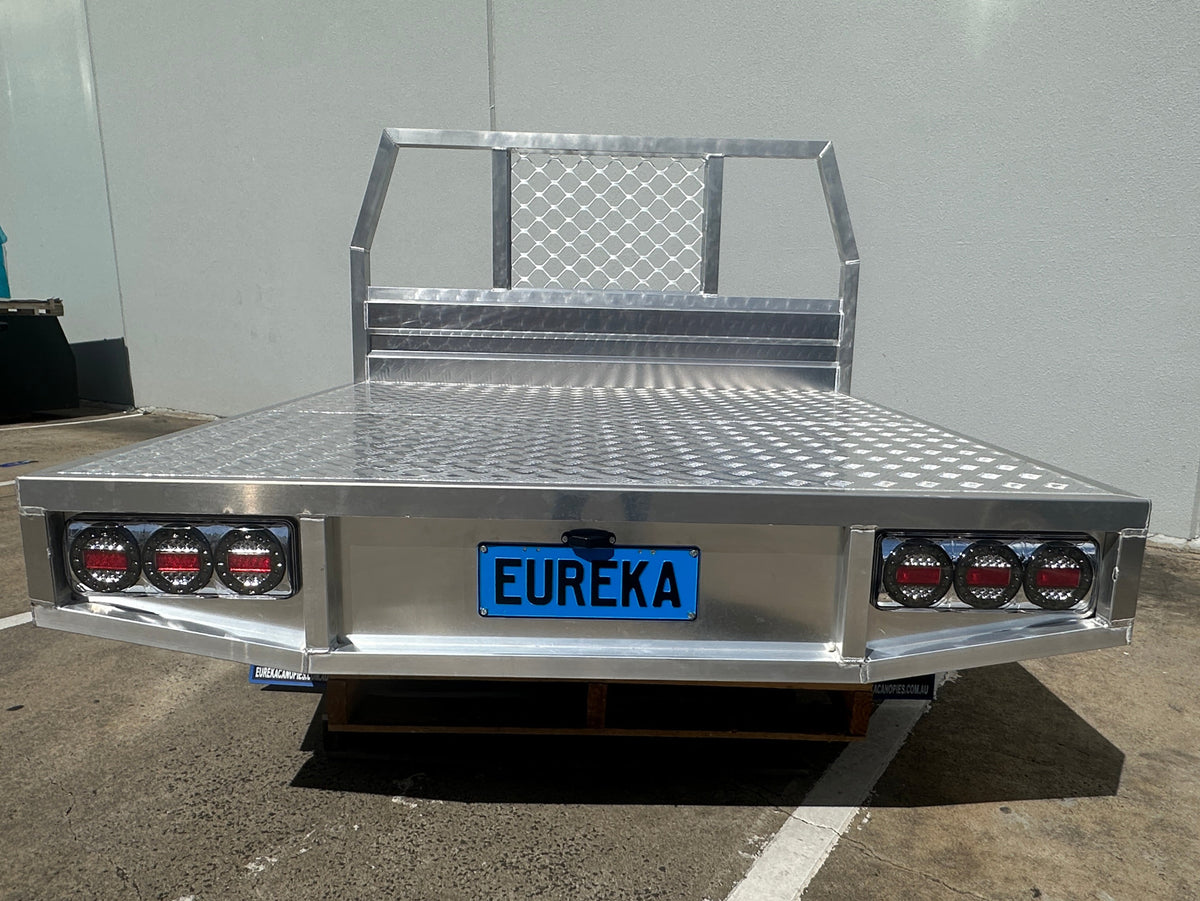 Dual Cab Aluminium 4x4 Premium Tray Flat with Undertrays — Eureka Canopies