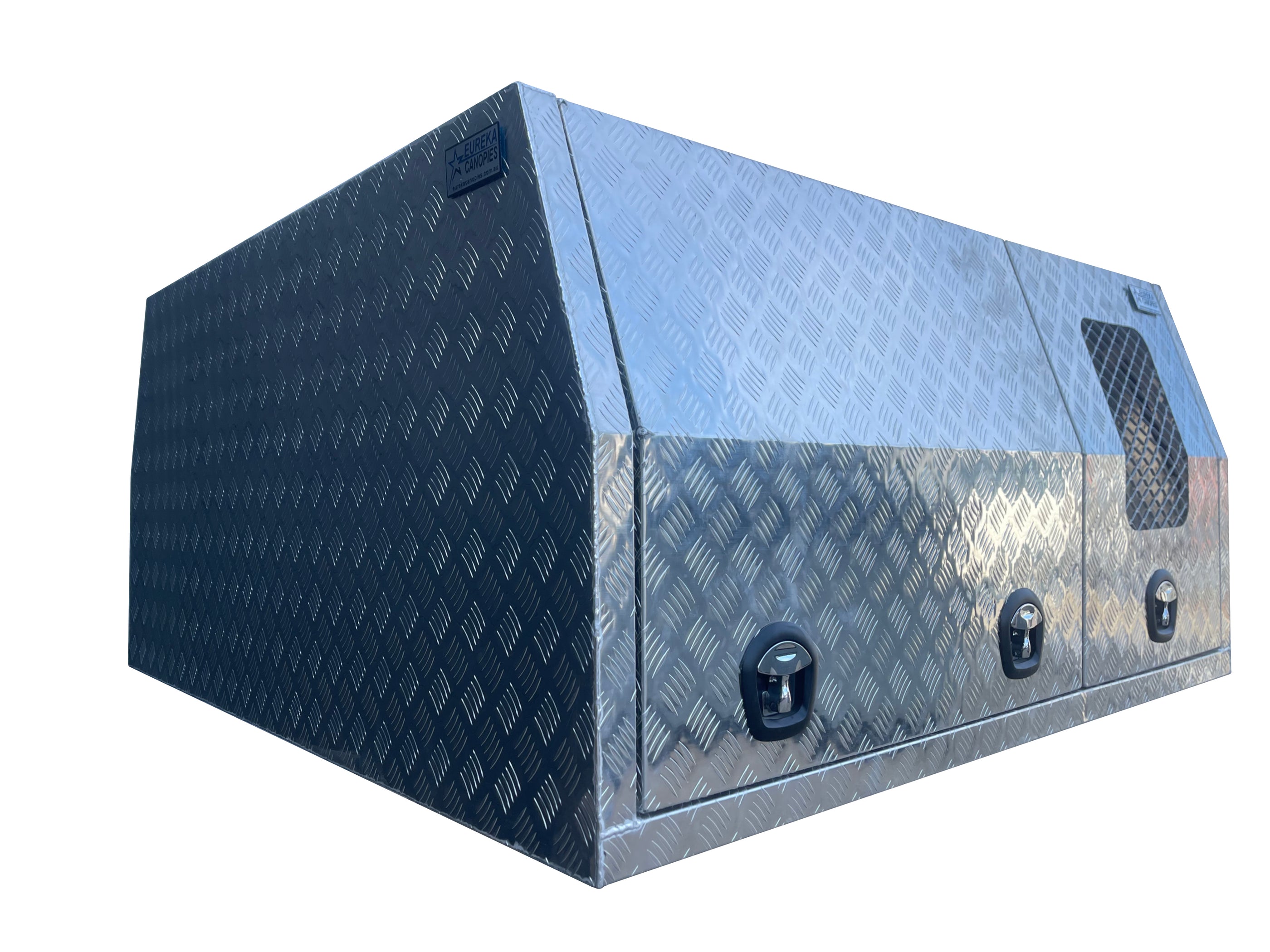 Aluminium Checker Canopy Dog Box — Eureka Canopies