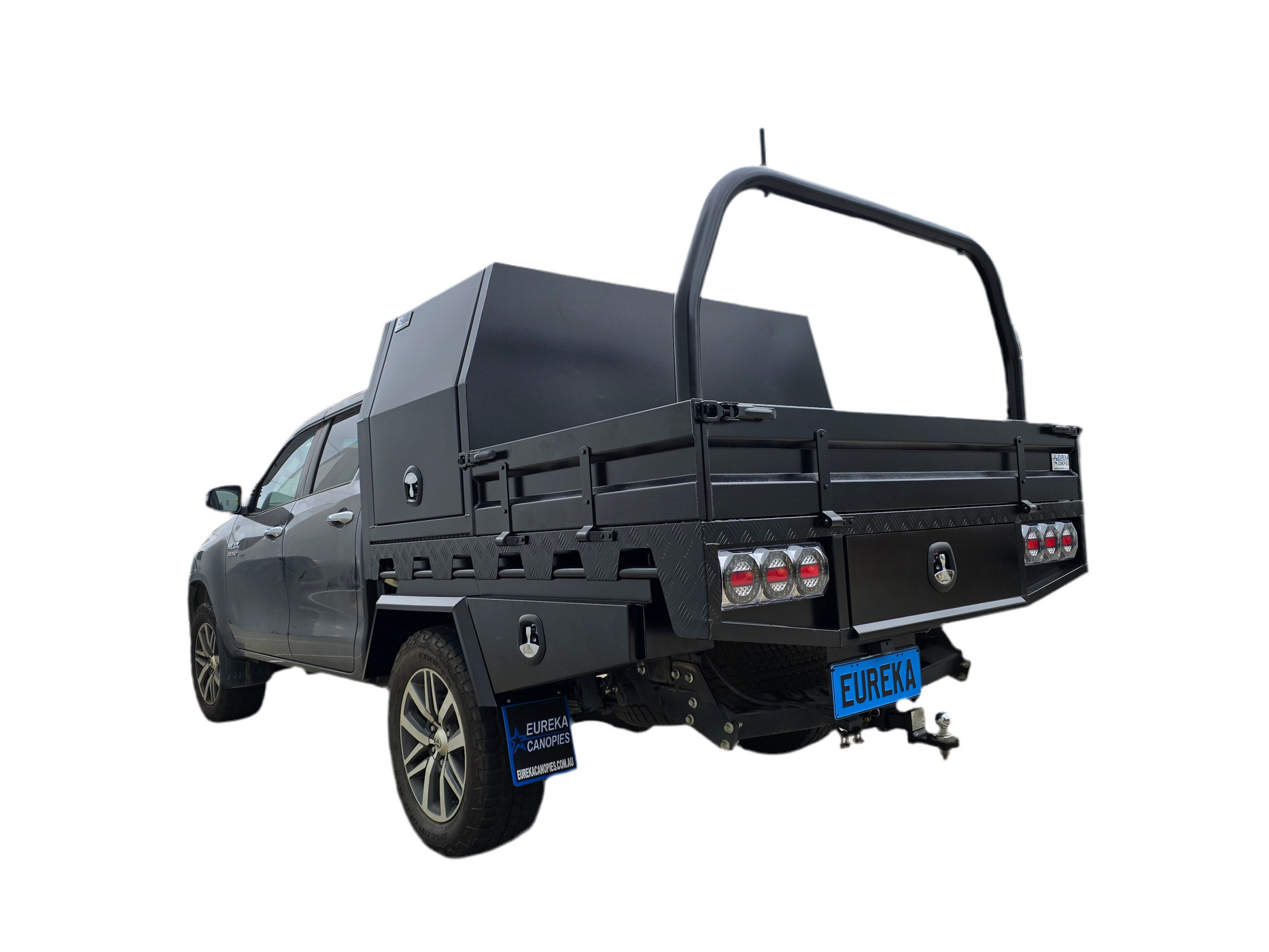 E3 - 4x4 Premium Tray + 1200mm Canopy + Tray Sides, Rear Bar, Undertra ...