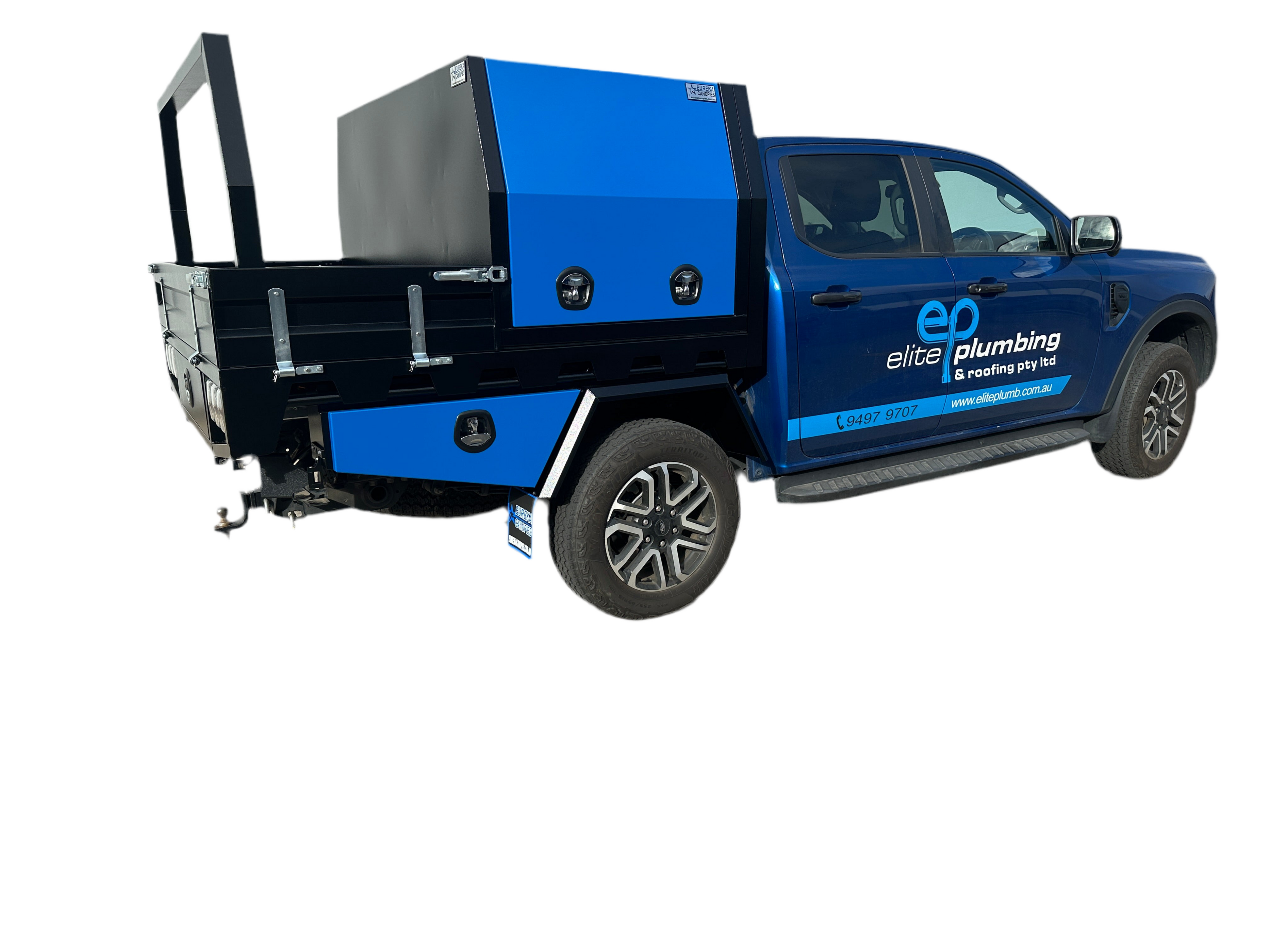 E3 - 4x4 Premium Tray + 1200mm Canopy + Tray Sides, Rear Bar, Undertra ...